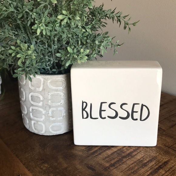 Unlisted | Accents | Blessed Ceramic Sign | Poshmark